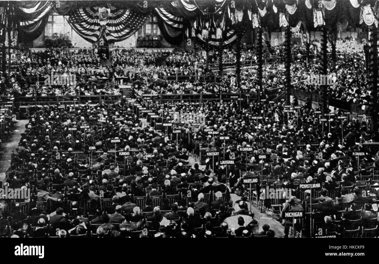 'Republican Convention 1900' is a historical painting depicting the ...