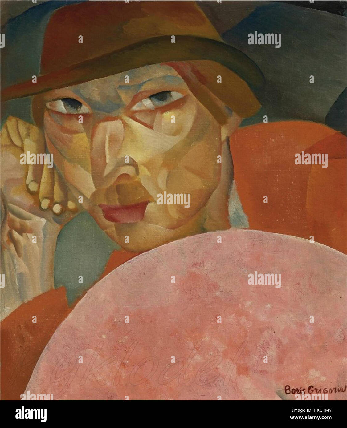 'Russian Muzhik' is a 1920 painting by Boris Grigoriev, depicting a ...