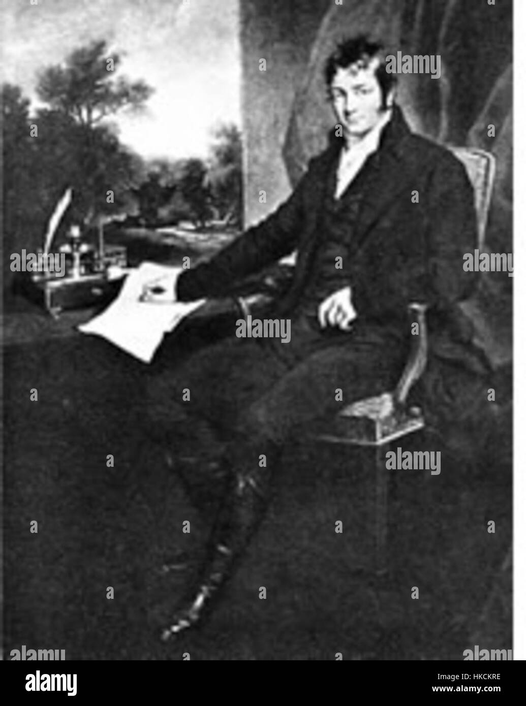 This portrait by John Opie captures Samuel Whitbread II, a prominent ...