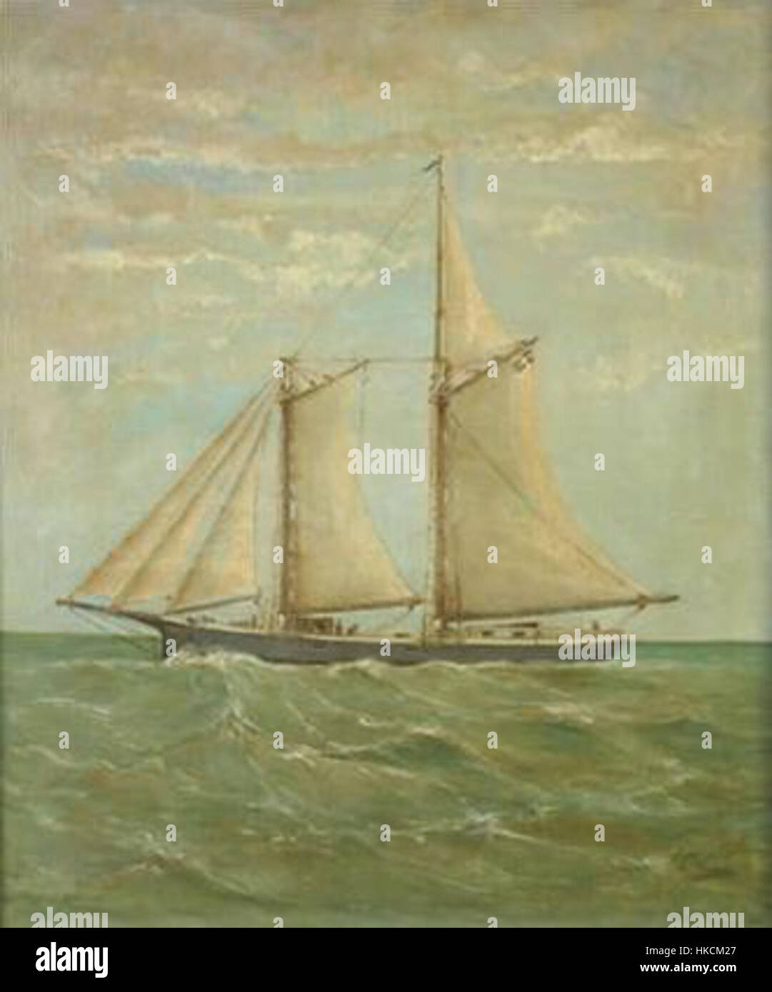 The painting titled 'Separaciongoleta' illustrates the moment of ...