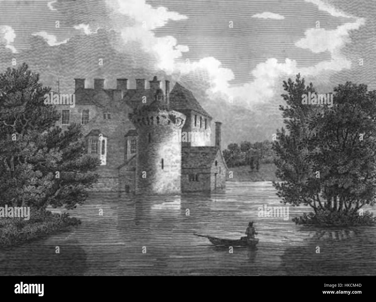 Historic english castles Black and White Stock Photos & Images - Alamy