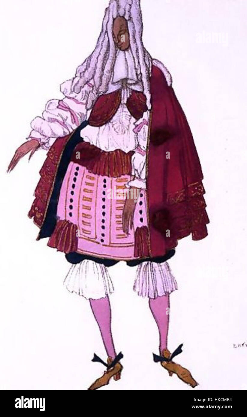 This artwork, created by Leon Bakst, depicts a scene from the ballet ...