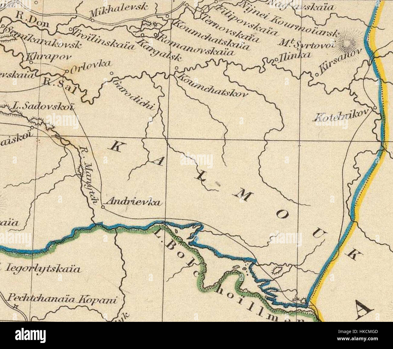 A historical map from 1835, part of the Society for the Diffusion of ...