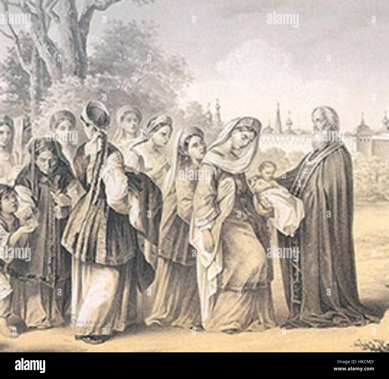 This detailed painting depicts Sophia Palaiologina and Sergius of ...