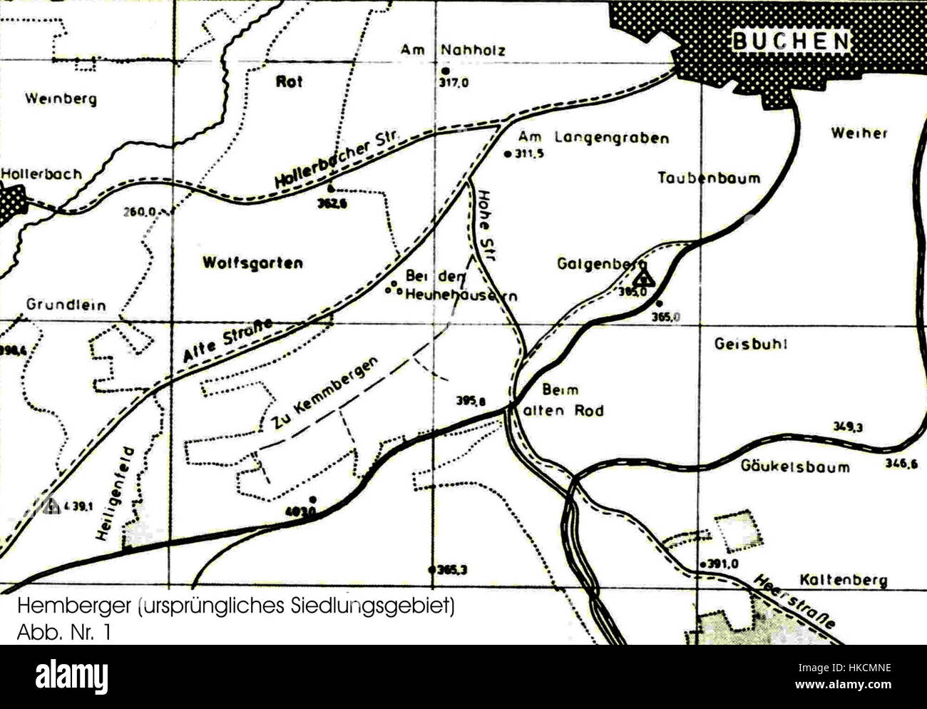 An artwork by Hemberger titled 'Abb 1,' showcasing a unique composition ...