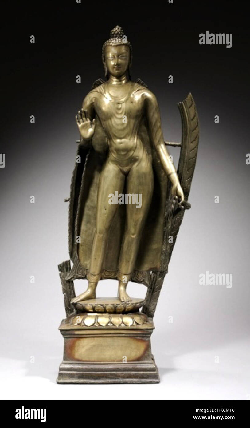 This Standing Buddha sculpture, dating from 998-1016, exemplifies the ...