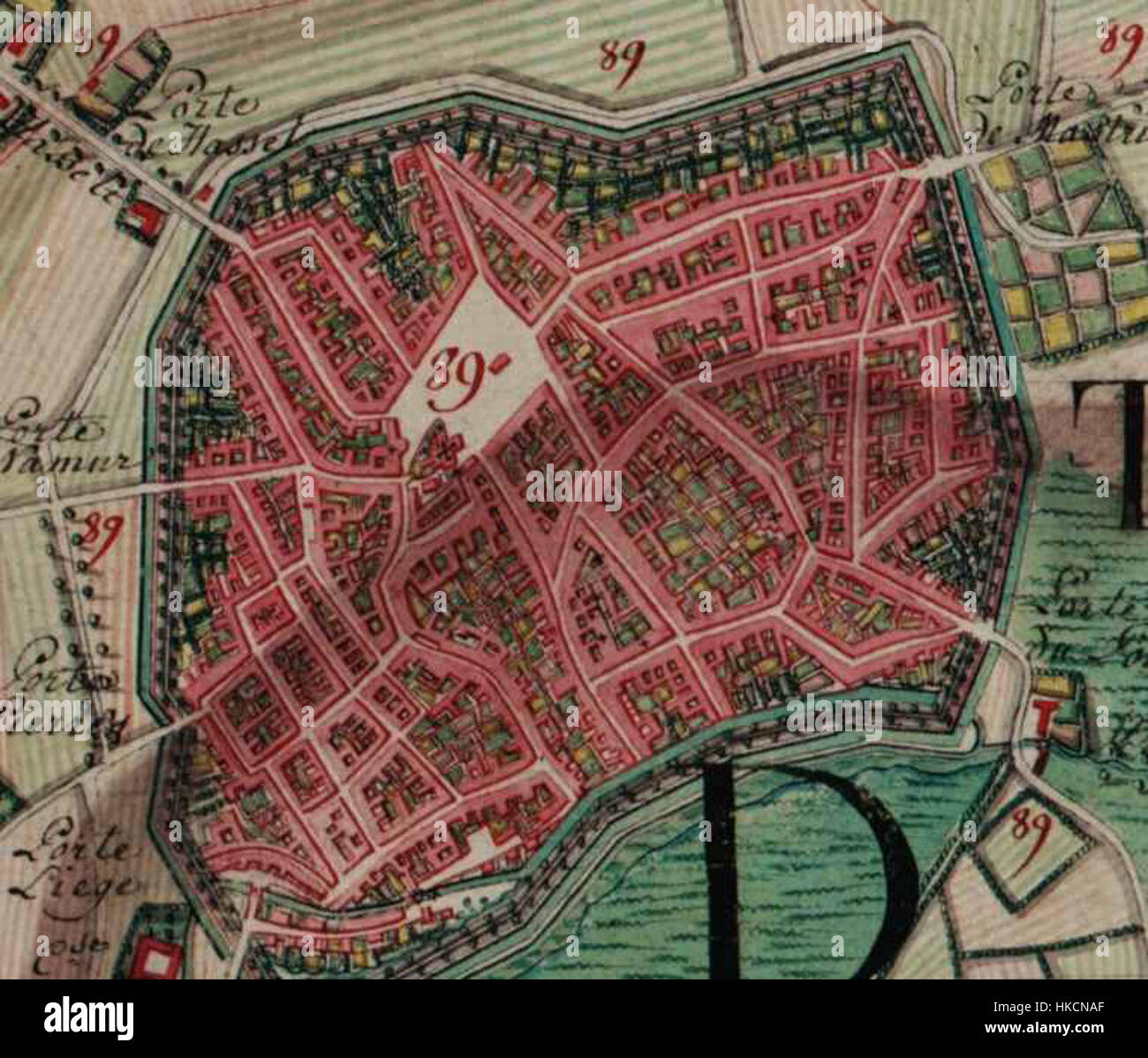 The Ferraris map, dating from the 18th century, provides a detailed ...