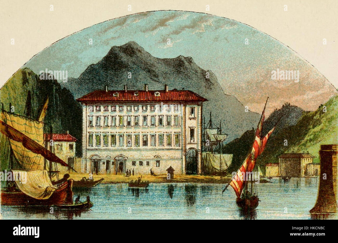 The house in which Garibaldi born in Nice Stock Photo - Alamy