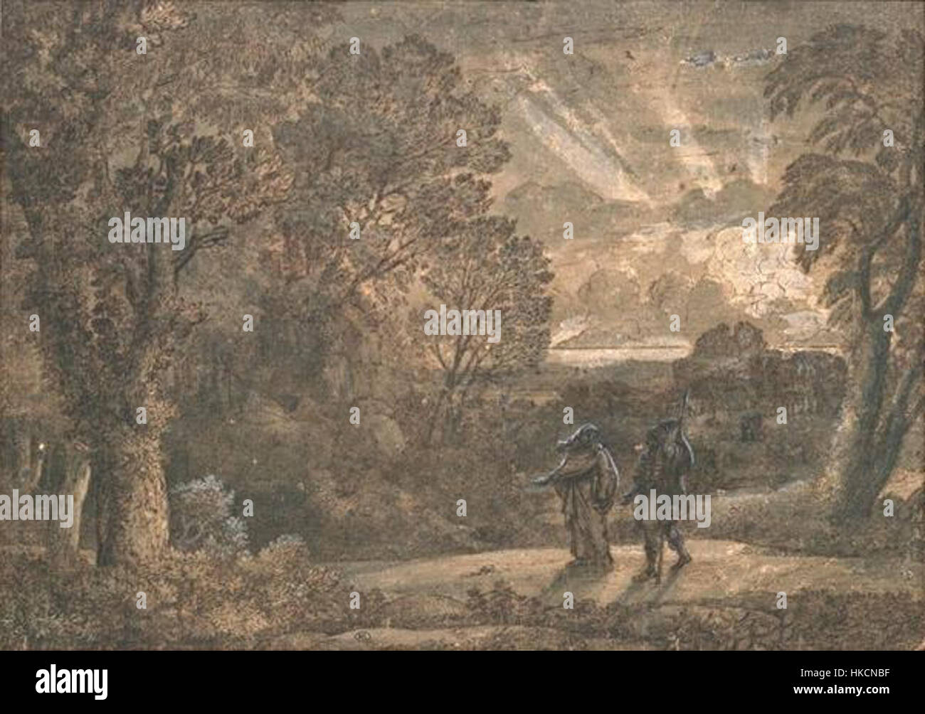 This painting illustrates the legendary scene from Virgil's *Aeneid ...