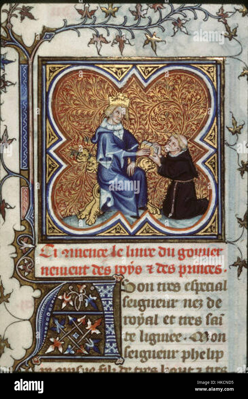 *Filip4 Gilles de Rome* is a detailed portrait of a historical figure ...