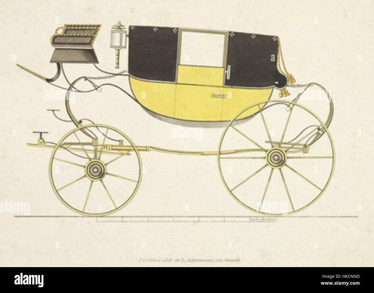 The 1816 Town Coach is a classic example of 19th-century vehicle design ...