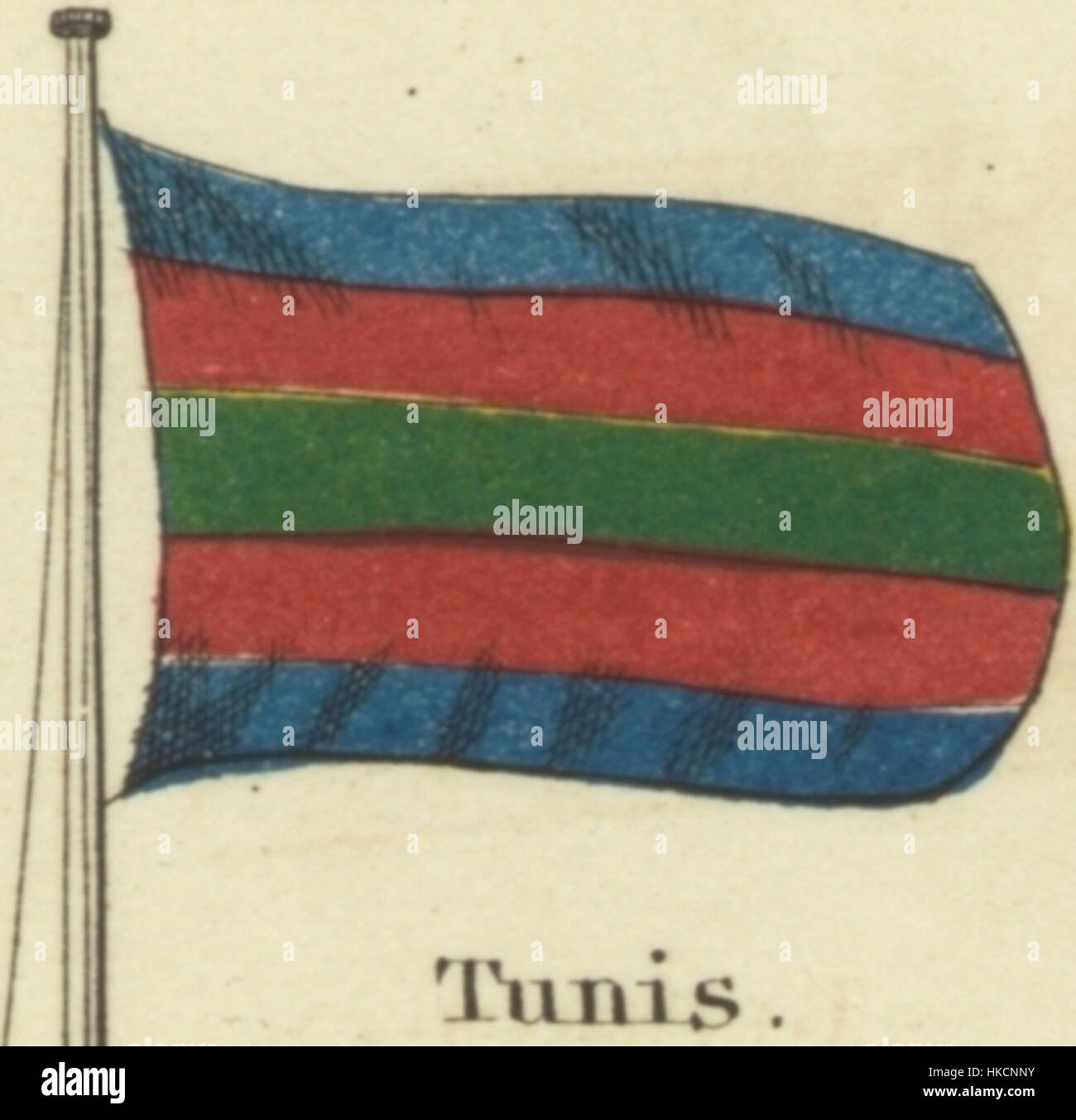An 1868 chart by Tunis Johnson illustrating the national emblems of ...