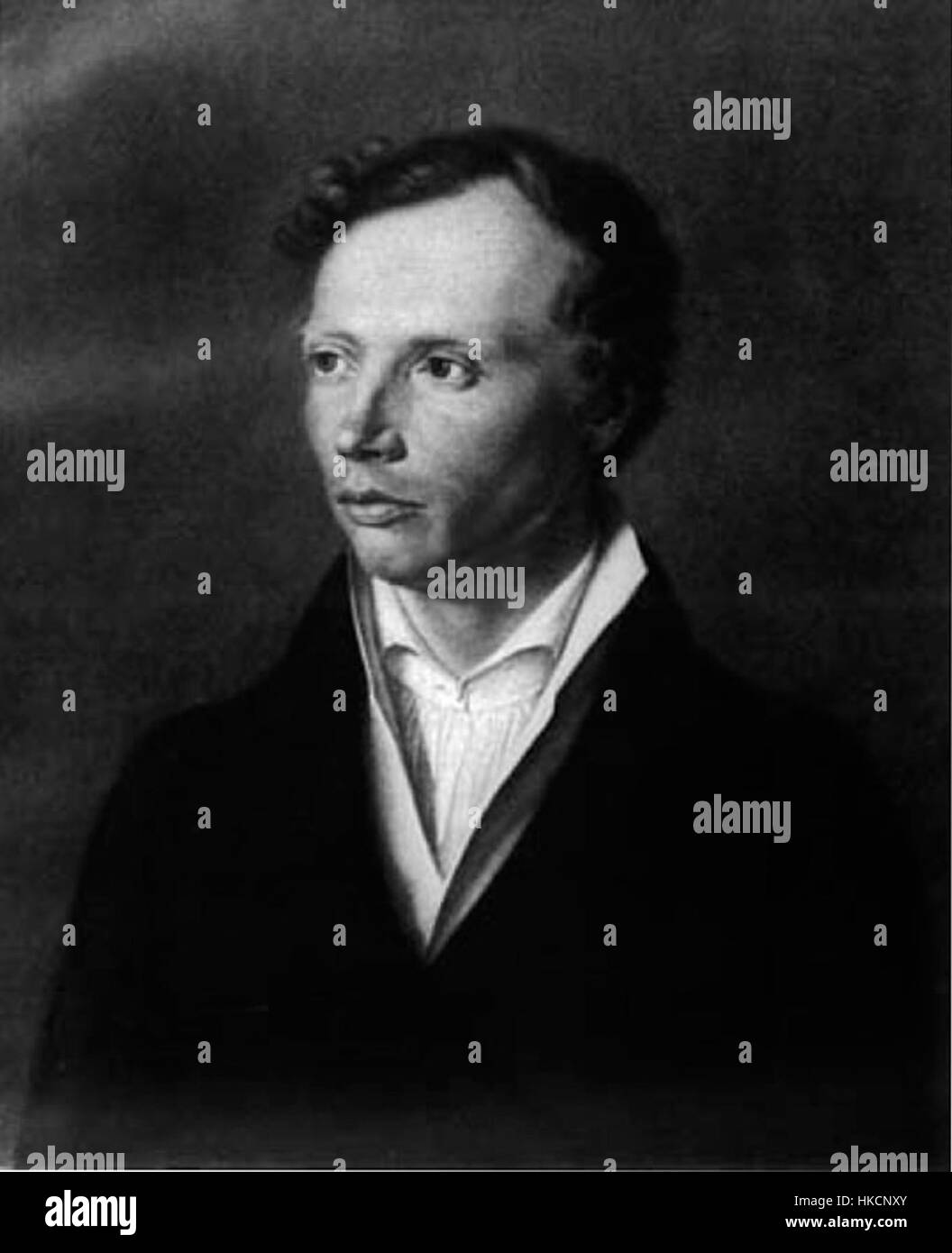 The painting of Uhland captures the German poet Ludwig Uhland, who was ...