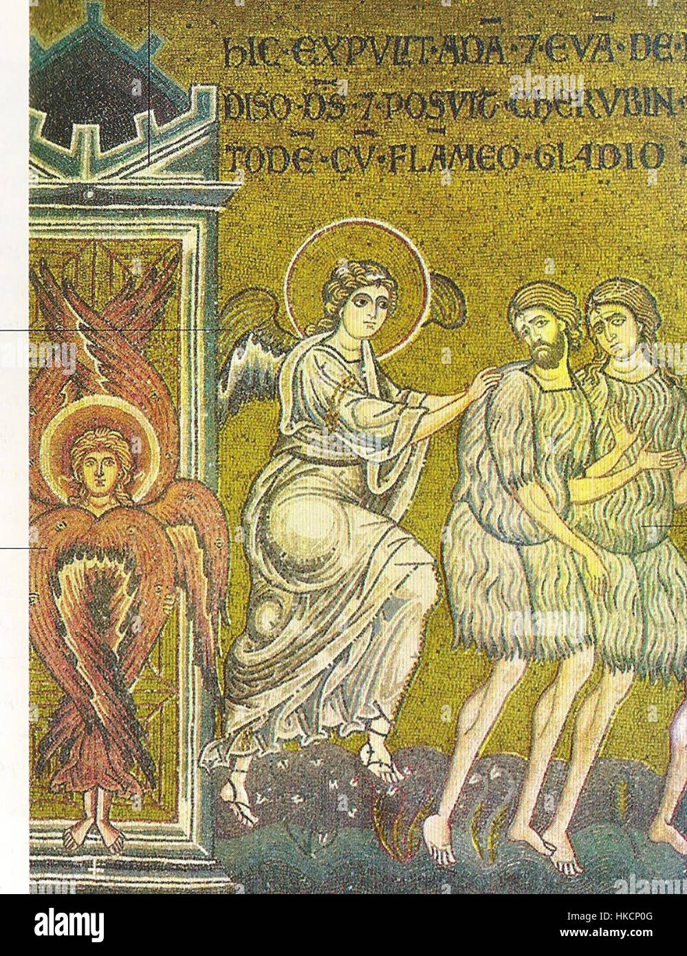 'Vertreibung aus dem Paradies,' depicting the expulsion from paradise ...