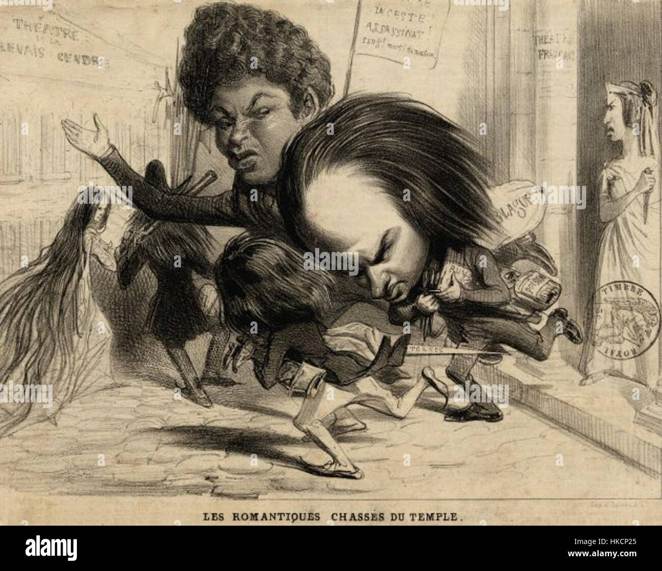 Victor Hugo Romantics Stock Photo - Alamy