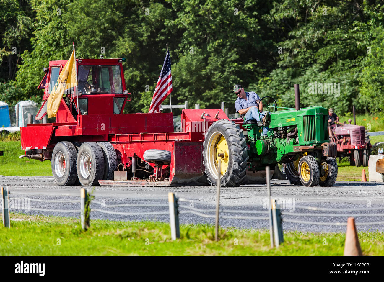 Antique John Deere Pulling