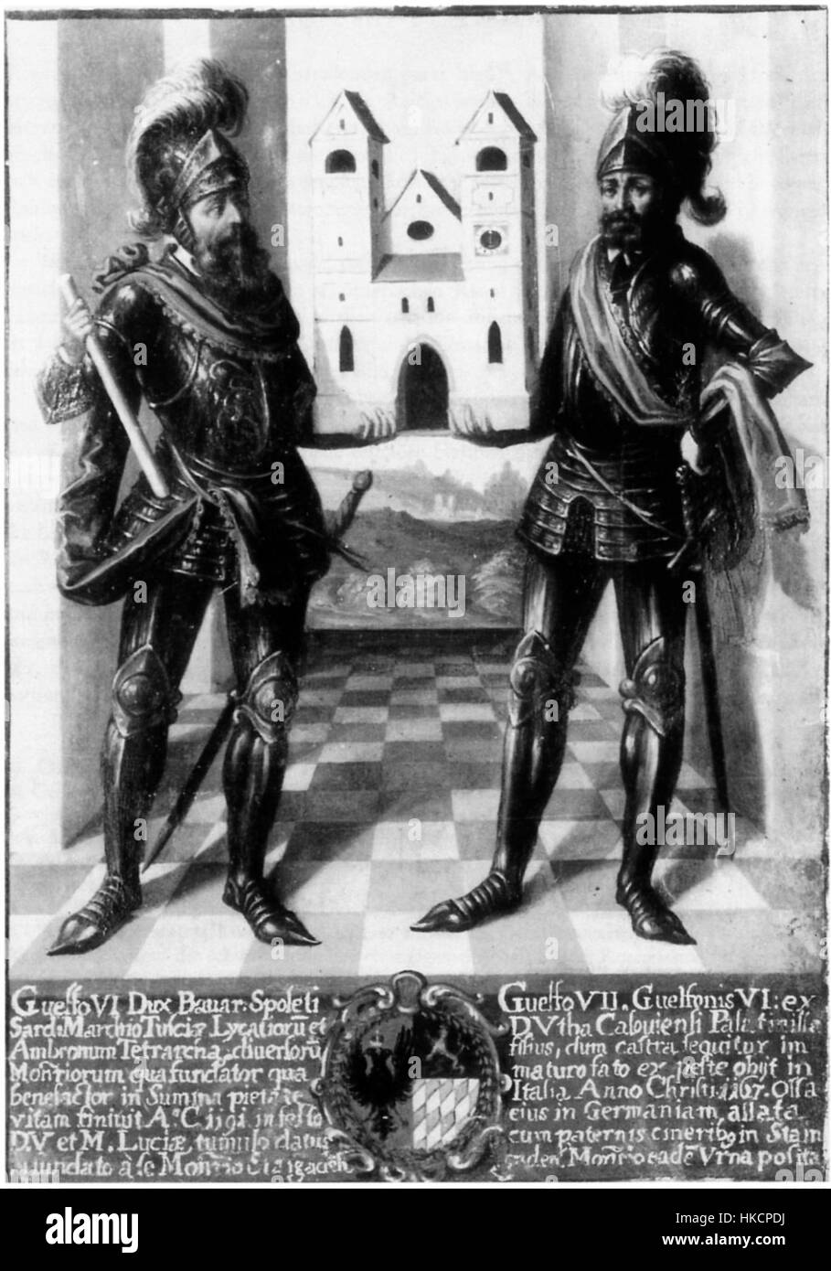 A historical portrait of Welf VI and Welf VII, highlighting the legacy ...