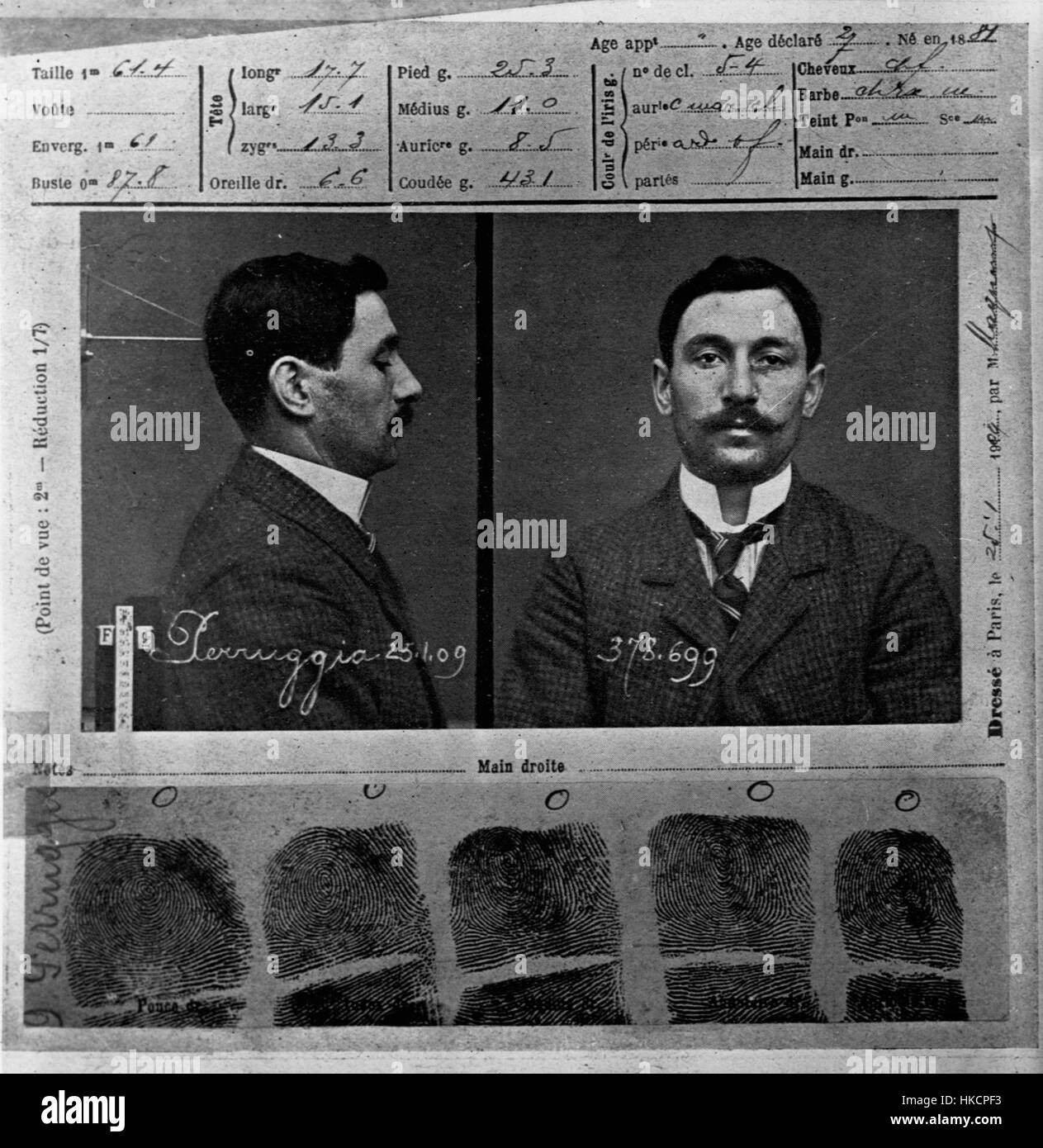 Vincenzo Perugia was an Italian handyman known for stealing the Mona ...