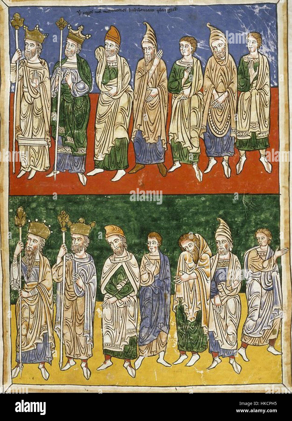This painting titled 'Where Kings or Merchants Lament for Babylon' is a ...