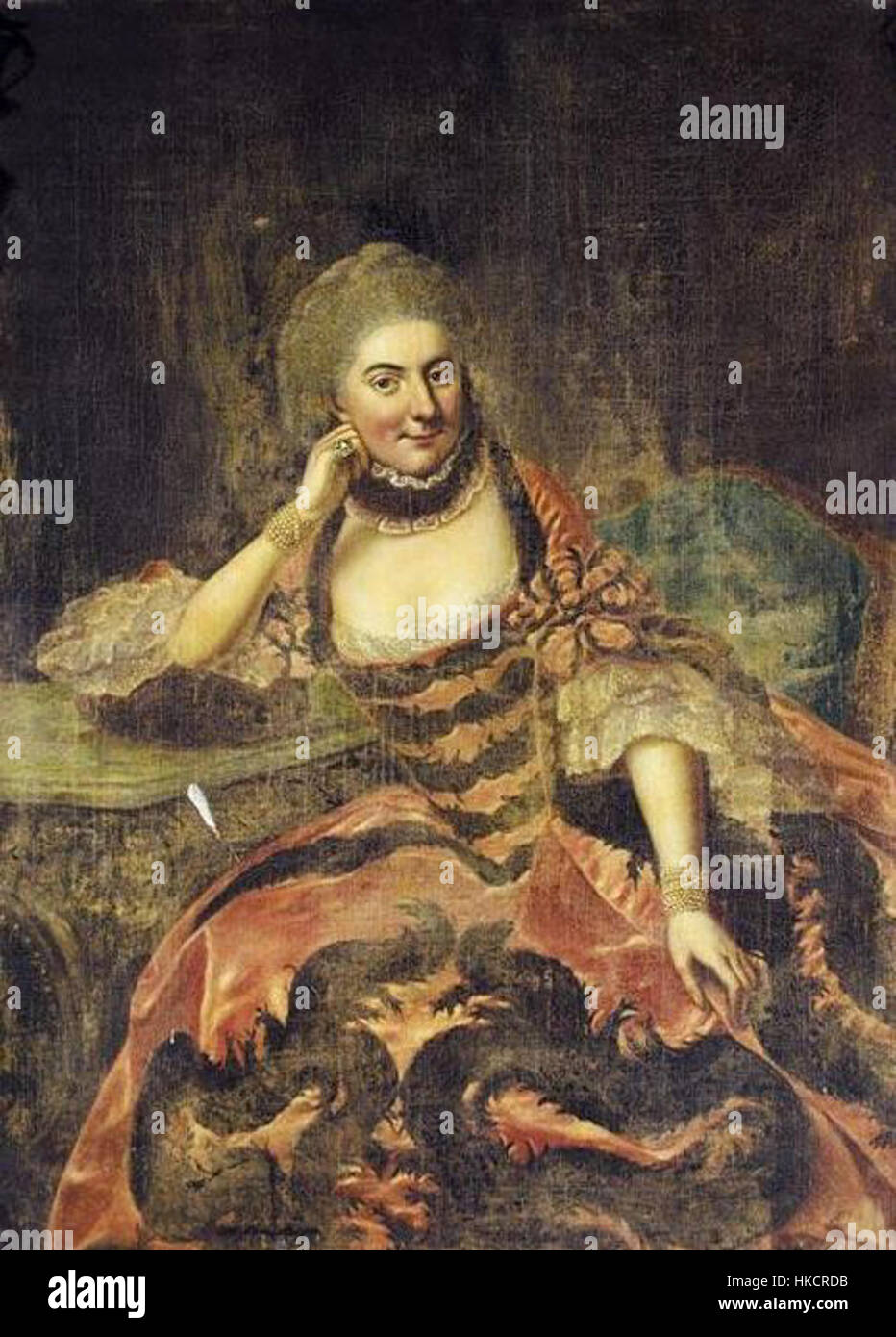 The 1739 portrait of Anna Amalia is an important example of 18th ...
