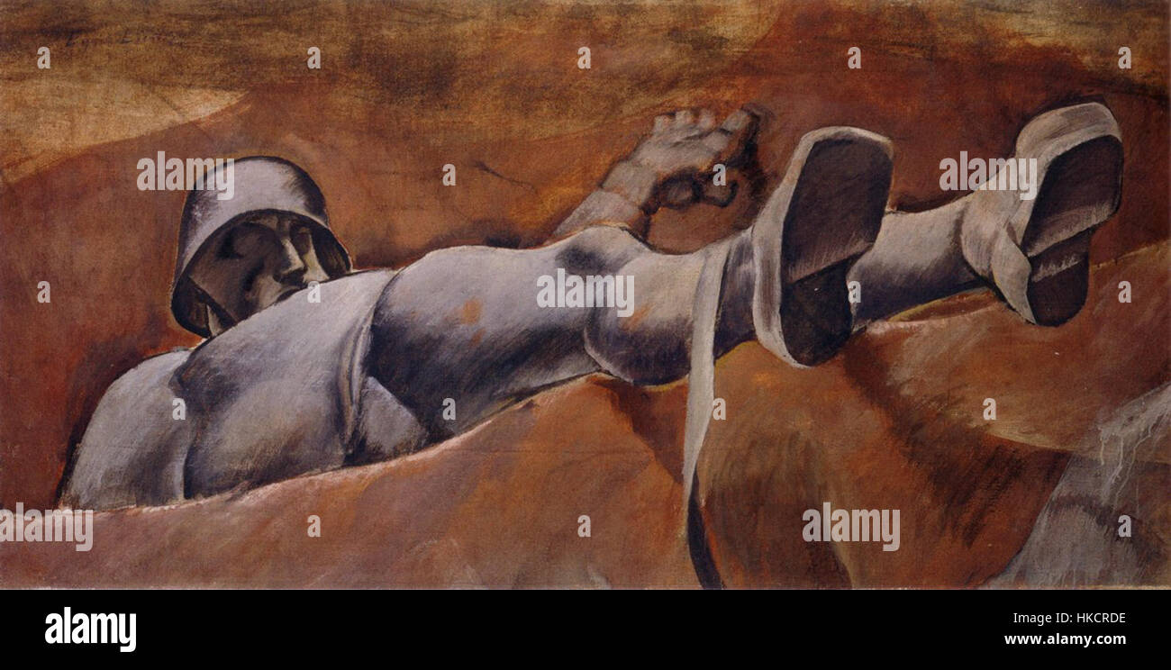 'Toter Soldat' (Dead Soldier) is a poignant work of art reflecting the ...