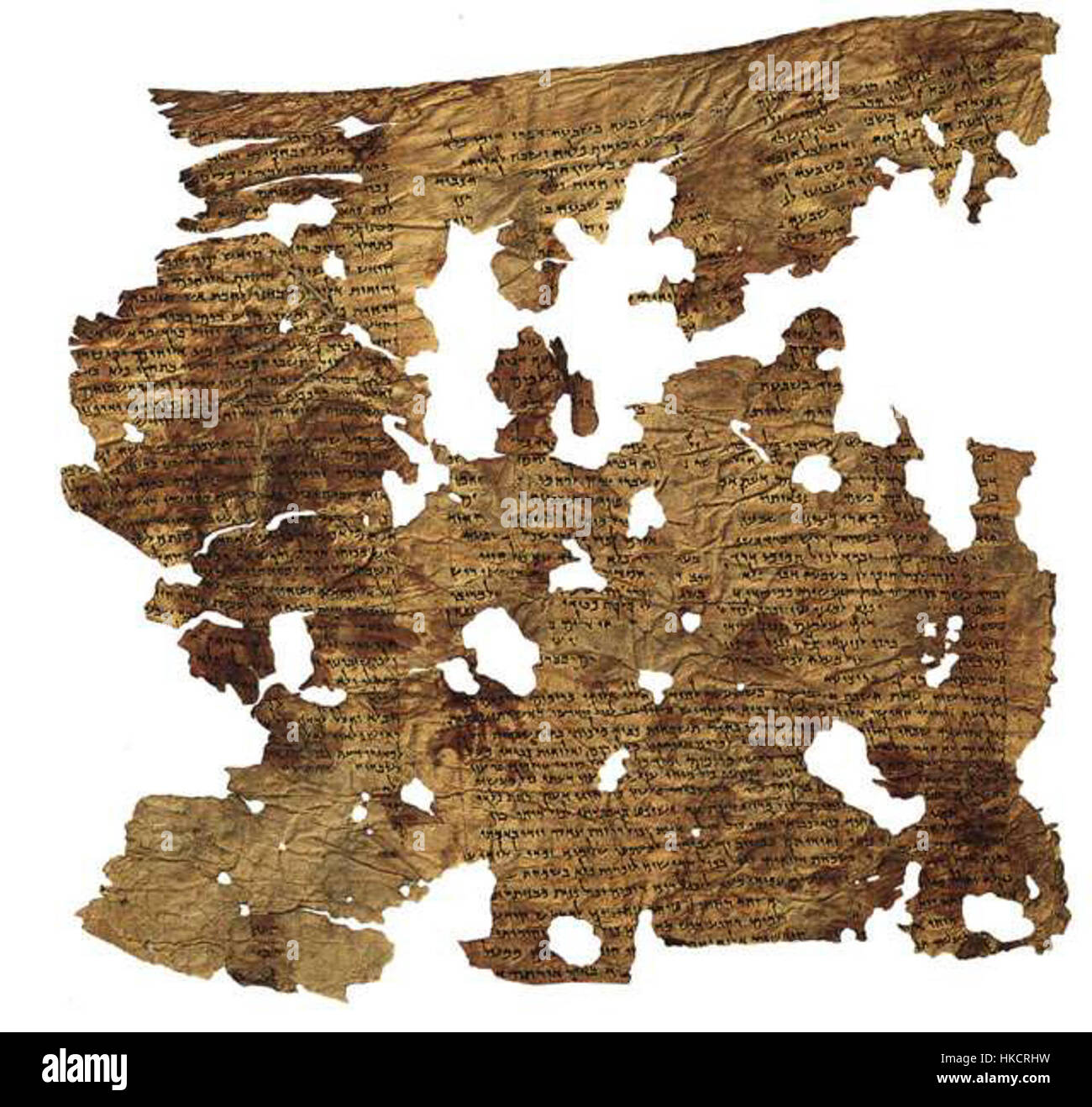 The artwork titled '4Q403' is part of the Dead Sea Scrolls collection ...