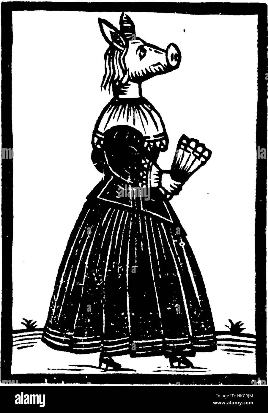 The painting 'A Monstrous Shape, or a Shapelesse Monster' presents an ...