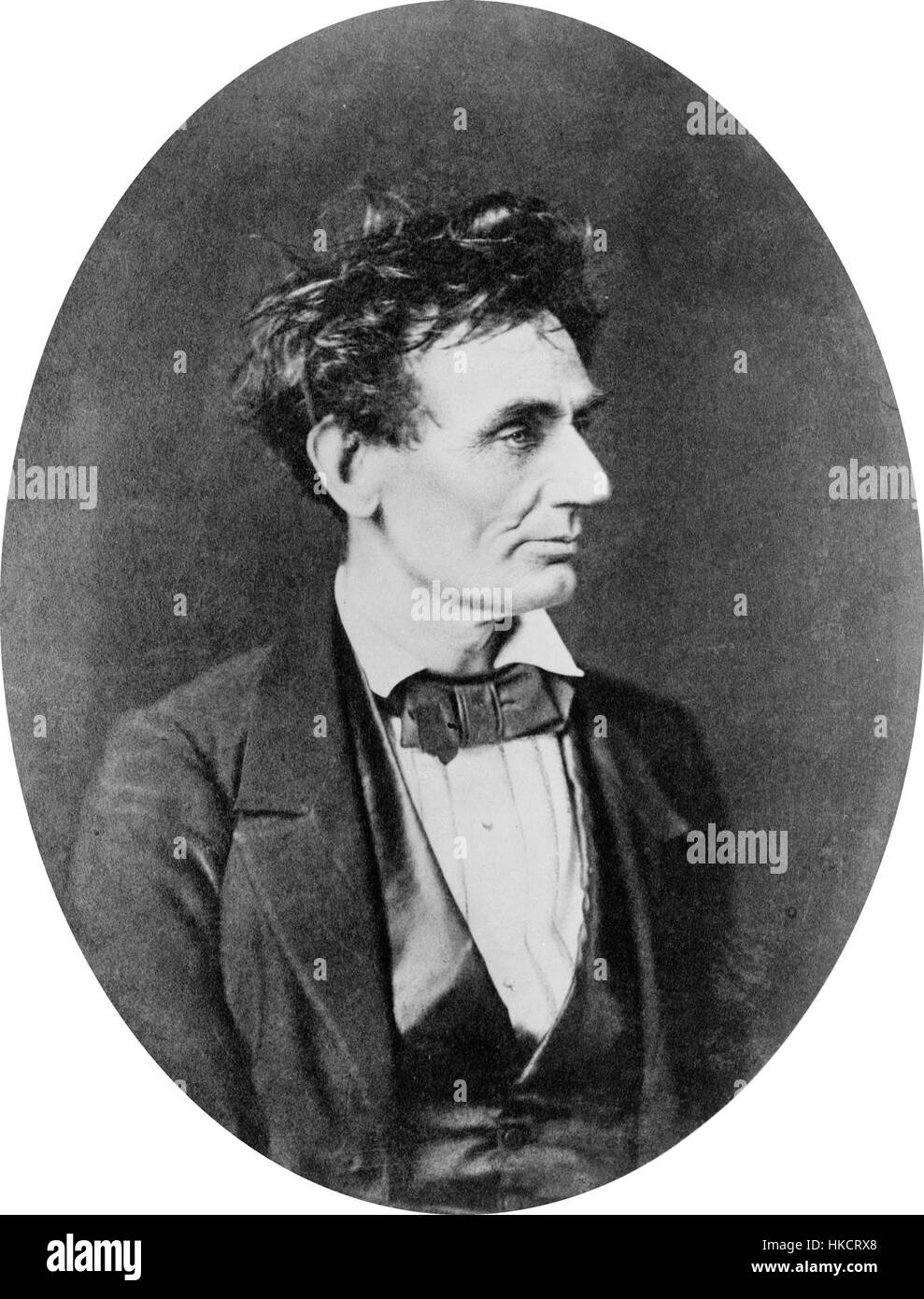 This 1857 portrait of Abraham Lincoln by artist George Peter Alexander ...