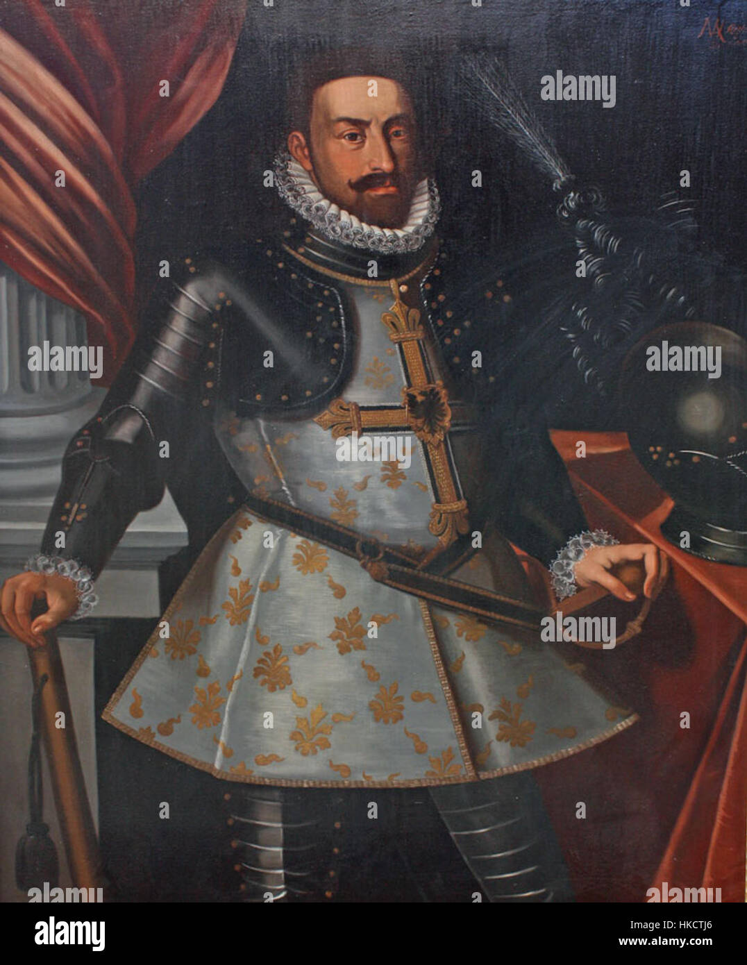 This painting depicts Archduke Maximilian III of Austria, offering a ...