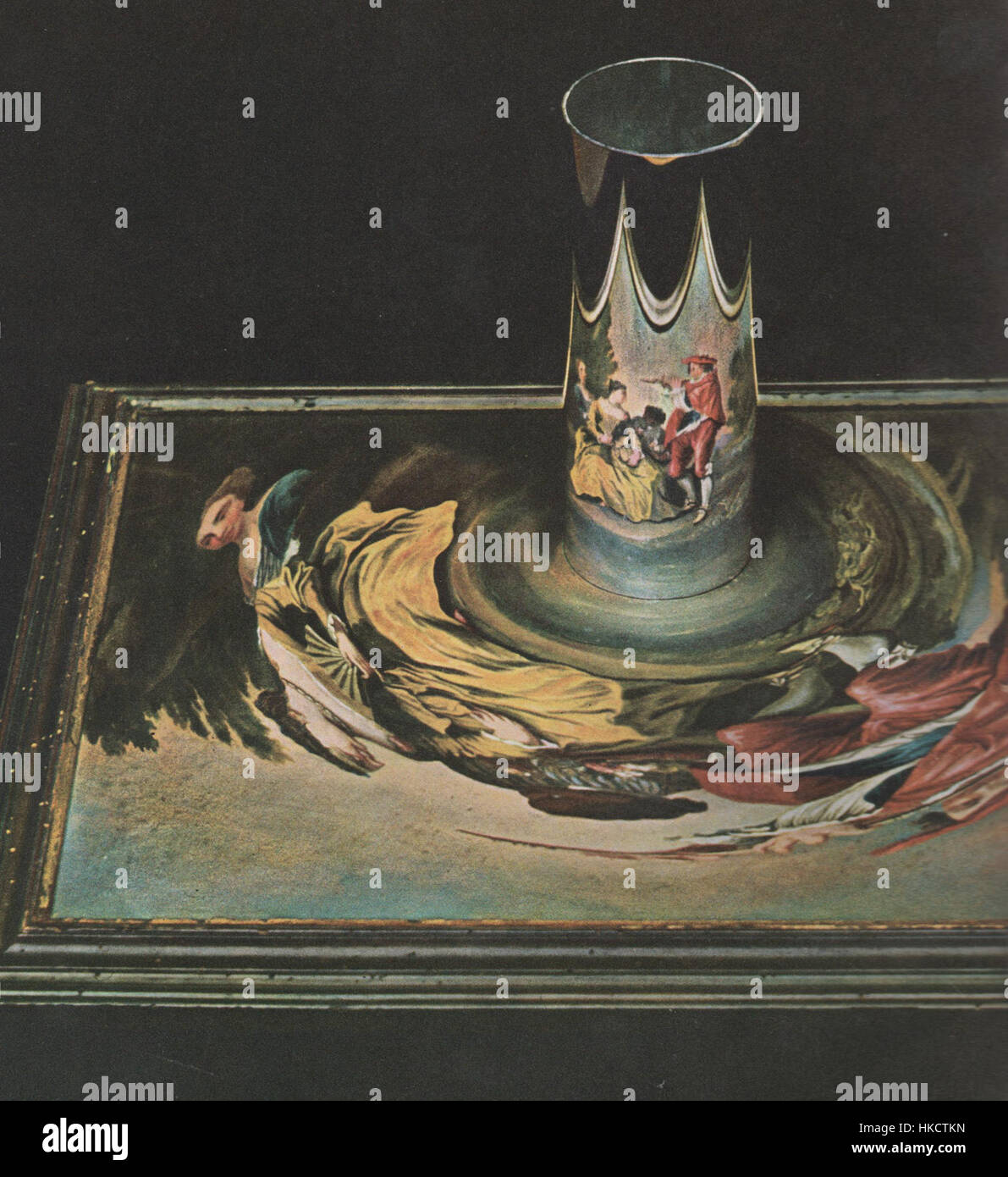 'Anamorfosis03' is an abstract painting exploring the visual effects of ...