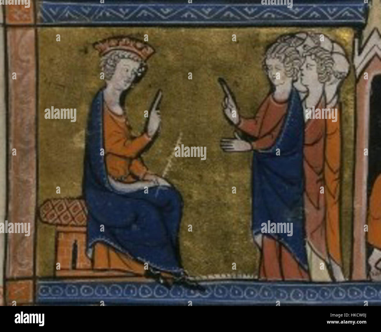 Baldwin II of Jerusalem, depicted in this artwork, was the King of ...