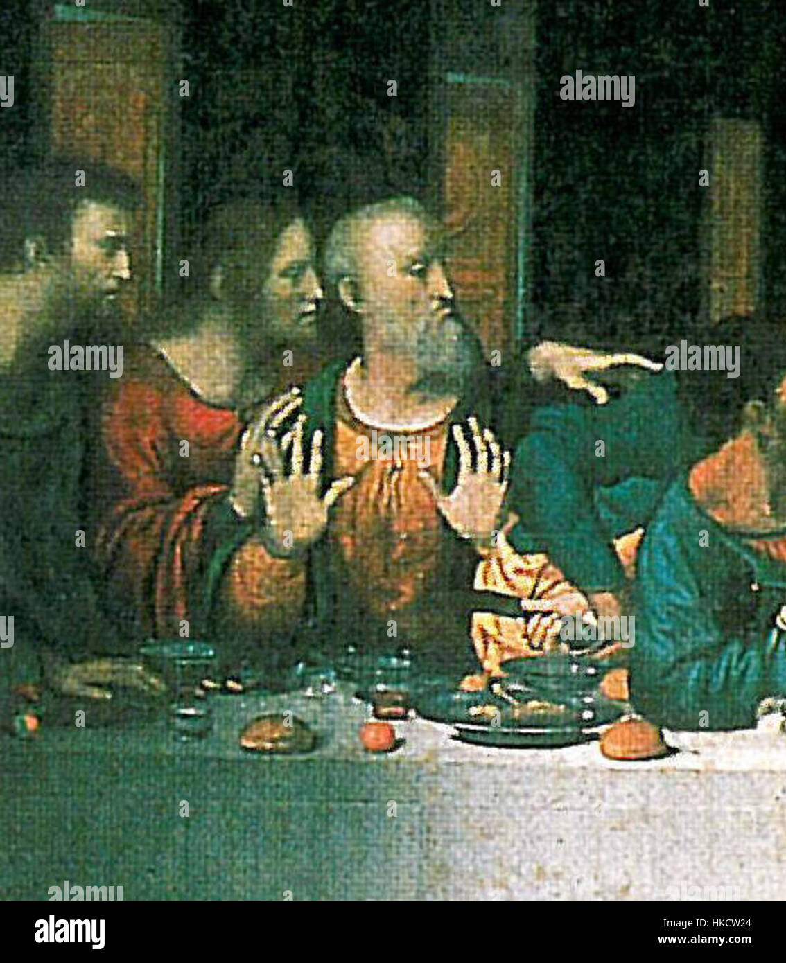 Bartholomew Jacobus Minor Andrew Last supper copy Stock Photo - Alamy