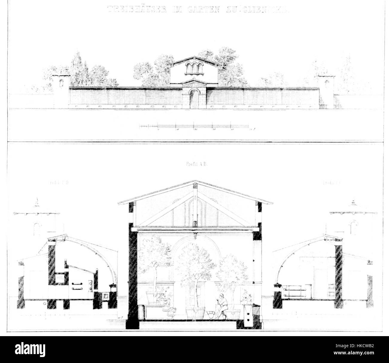 This artwork depicts the famous Klein Glienicke area of Berlin ...
