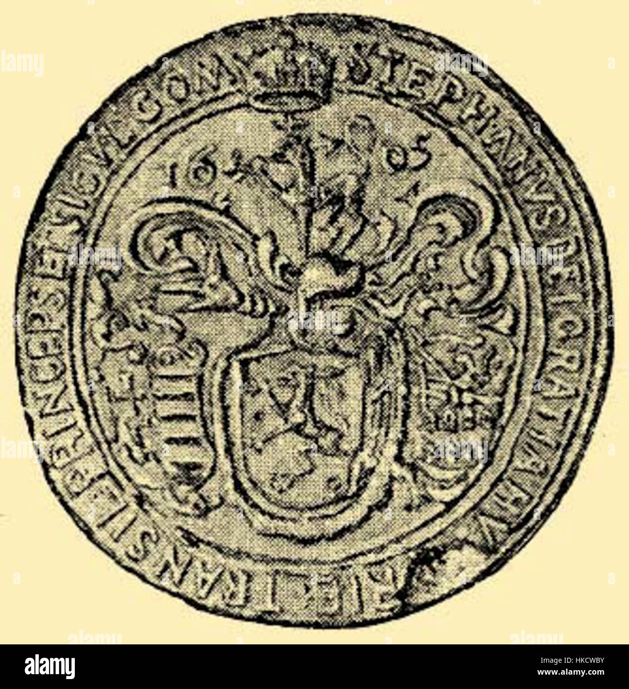 The Bocskay Royal Seal is an intricate emblem from the 17th century ...