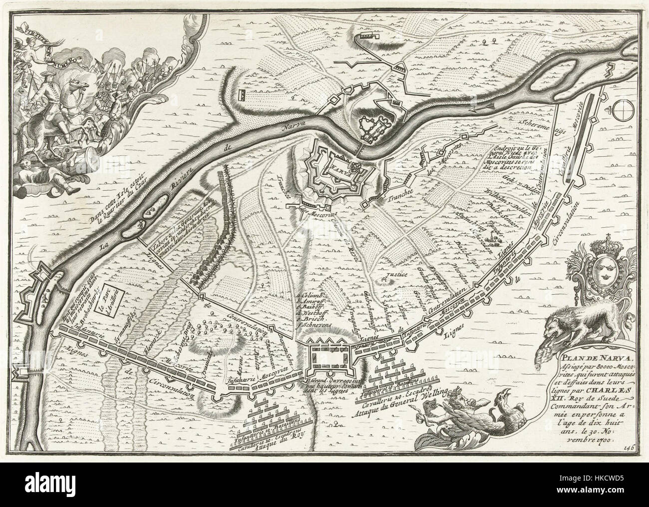 The Battle of Narva, fought in 1700, was a significant conflict during ...