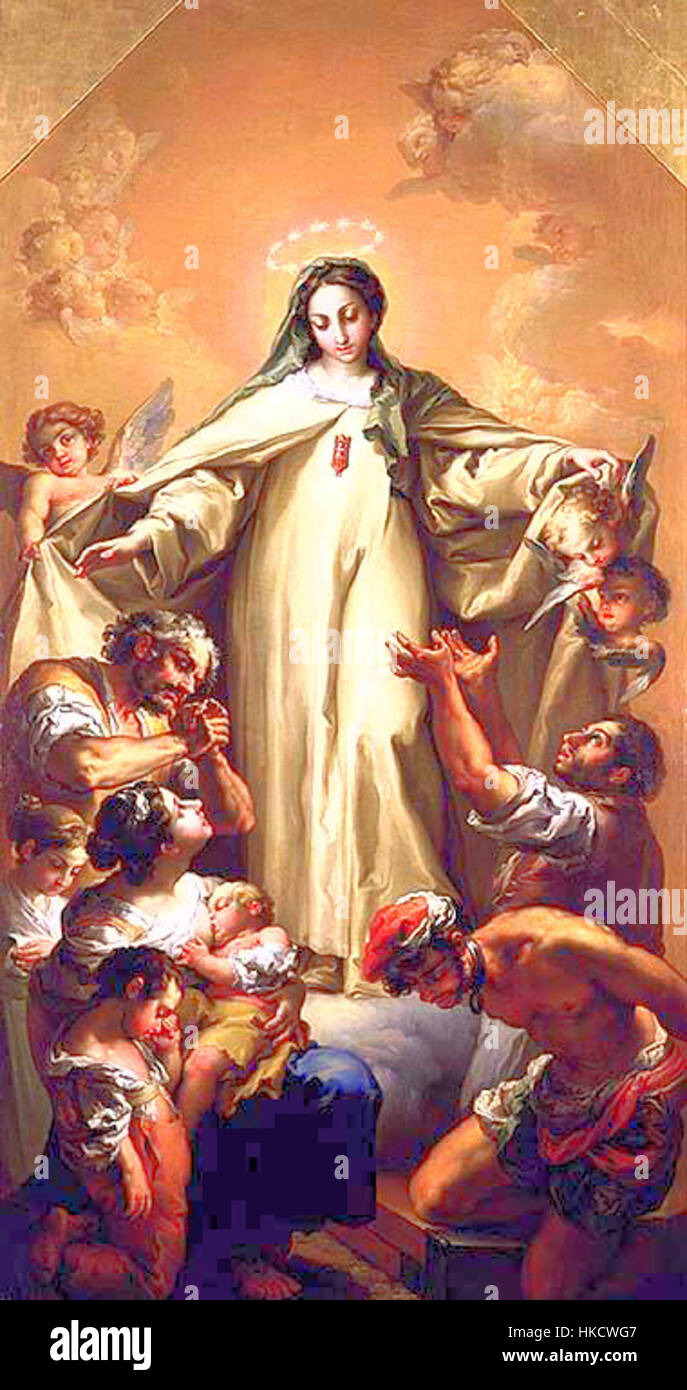 The 'Beata Vergine Maria della Mercede' is a religious painting ...