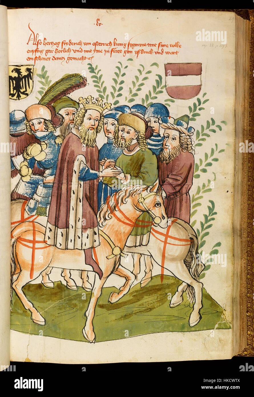 This historical manuscript, *Buch Kaiser Sigismund*, includes ...