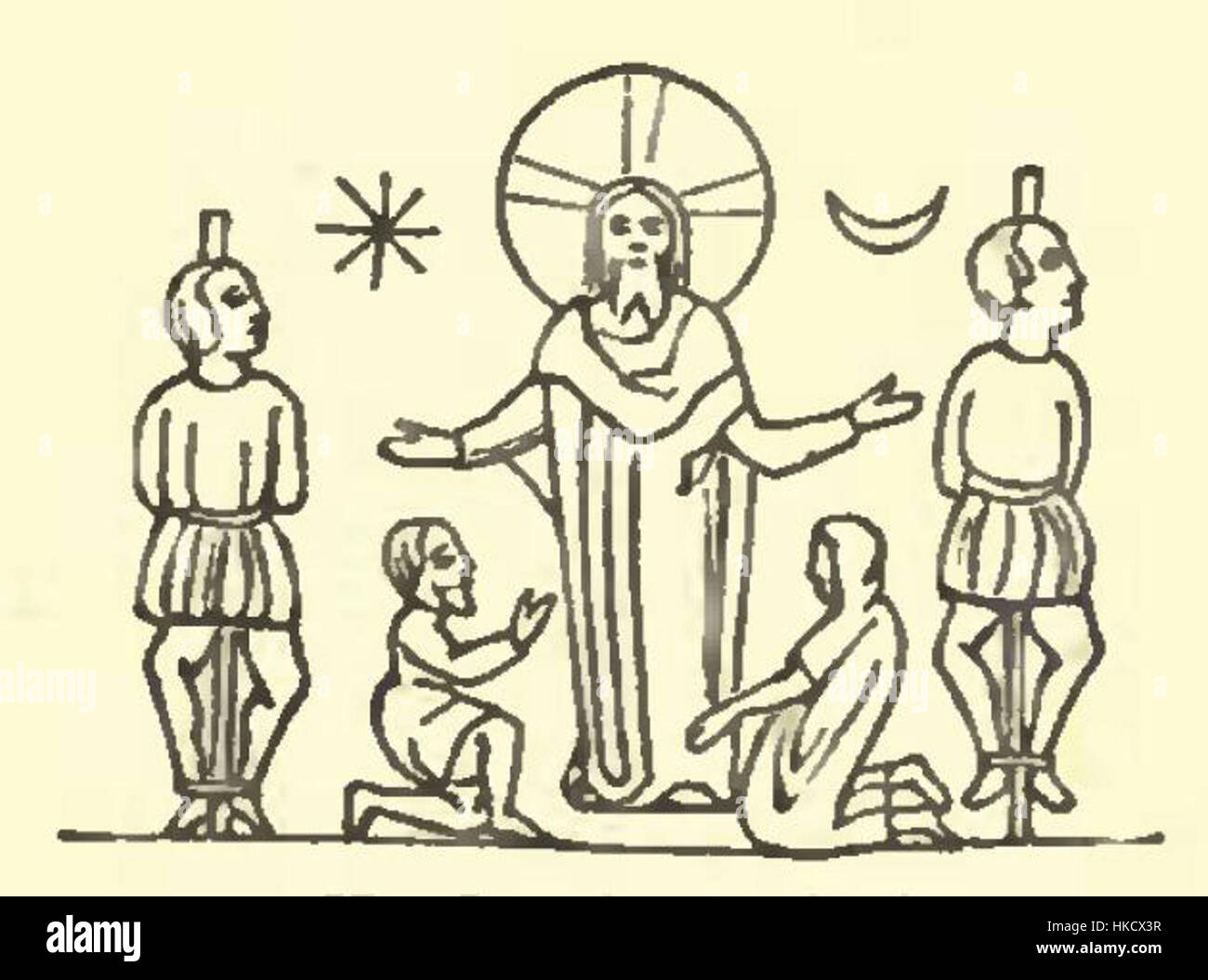 â€˜CROSS Early Crucifixion with Thieves Bound at Stakesâ€™ is an early ...