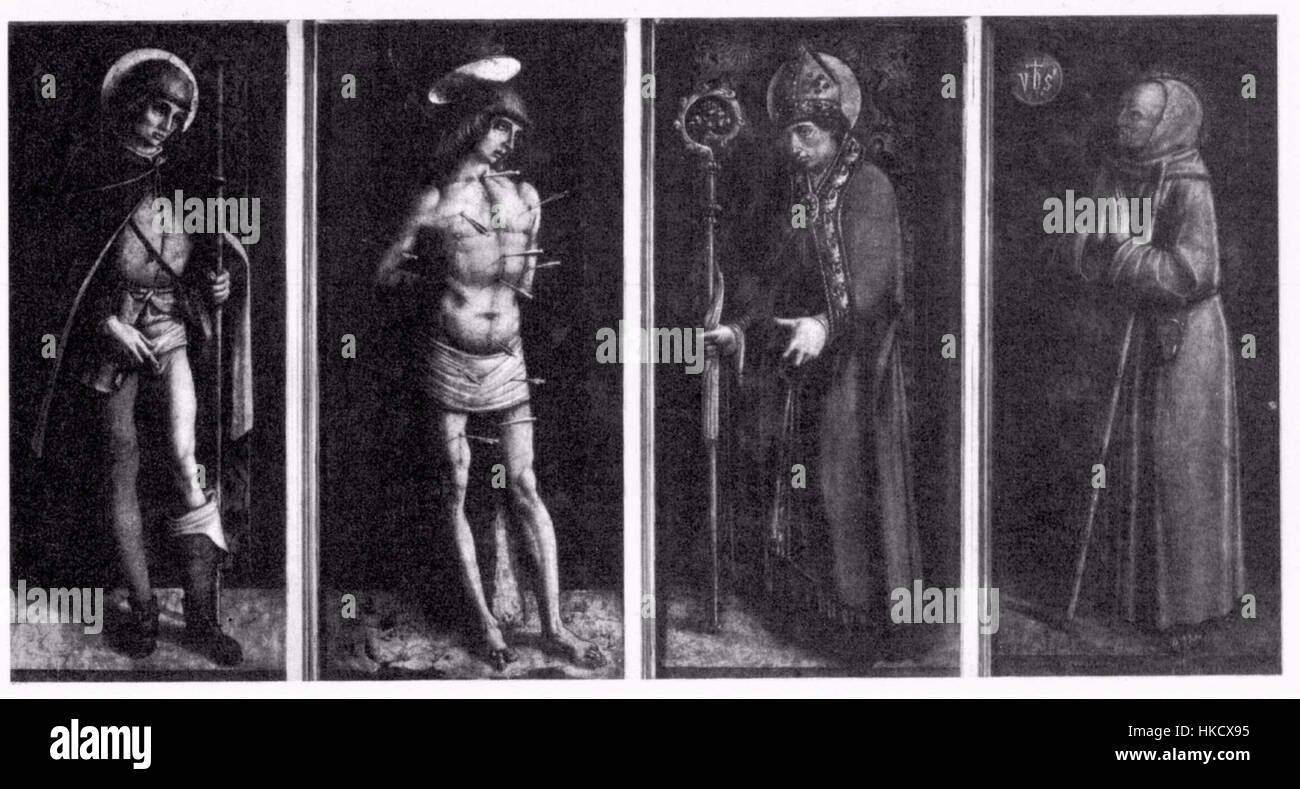 Carlo Crivelli’s ‘Four Saints’ is a late 15th-century painting that depicts four saints in ...