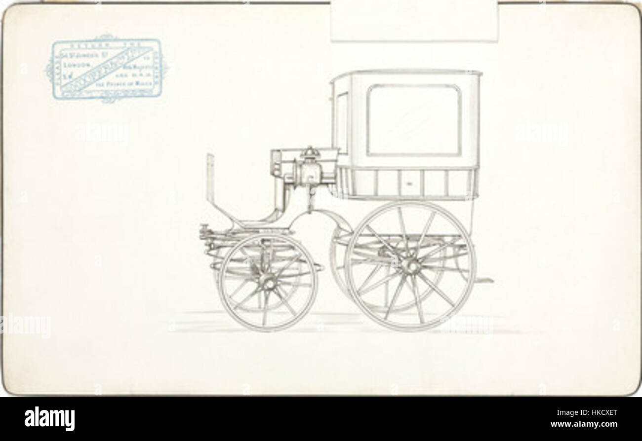 This 19th-century carriage, dating from 1850-1870, exemplifies the ...