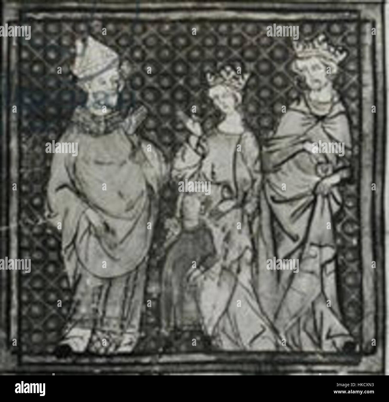 The portrait of Charles III of France, a 9th-century monarch, presents ...