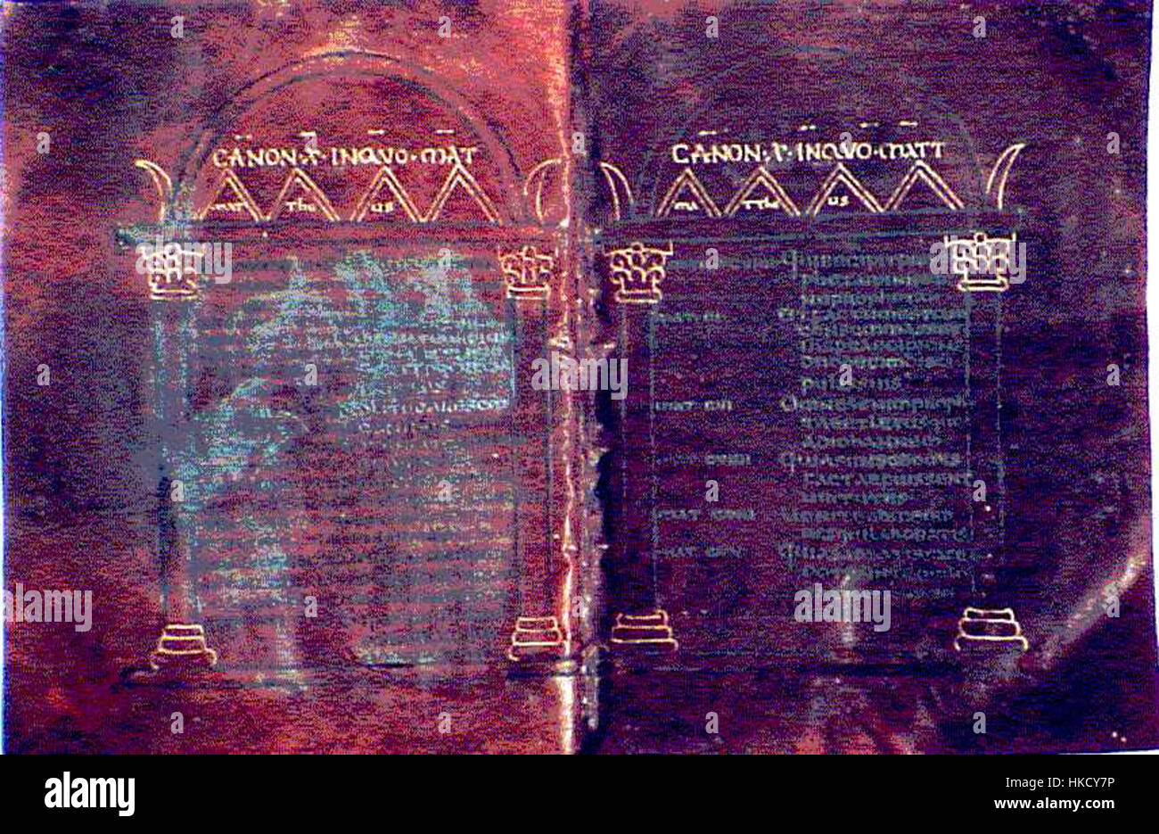 The Codex Brixianus, a 9th-century illuminated manuscript, contains ...