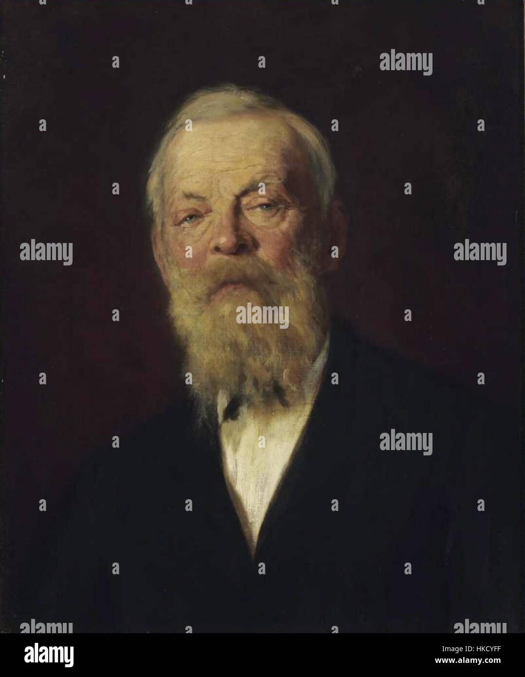 This portrait of Prince Regent Luitpold of Bavaria, painted by an ...