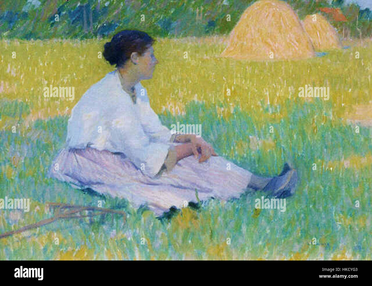 This painting by Dessar captures the warmth and tranquility of summer ...