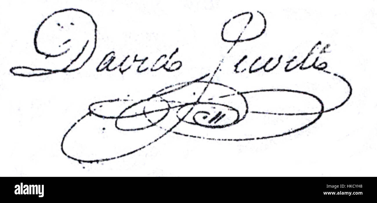 This piece features the signature of David Jewett, an important figure ...