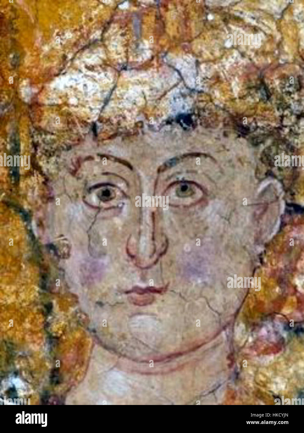 This cropped detail from the painting by Simeon Sinisa Decani ...