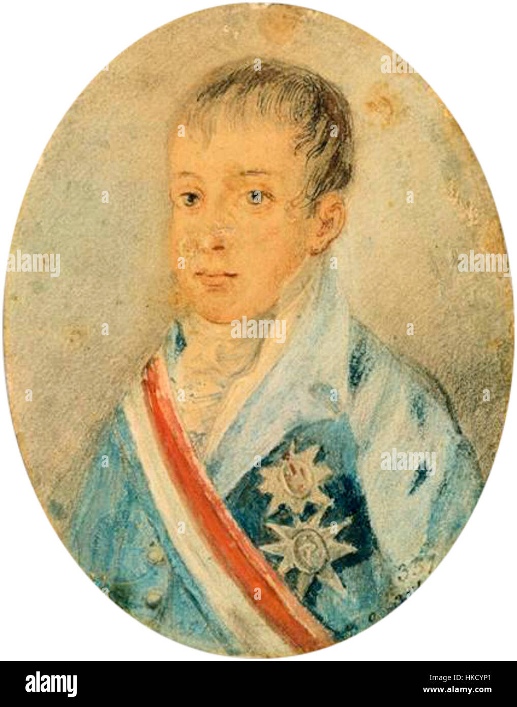 This portrait of Dom Pedro I, the first Emperor of Brazil, from around ...