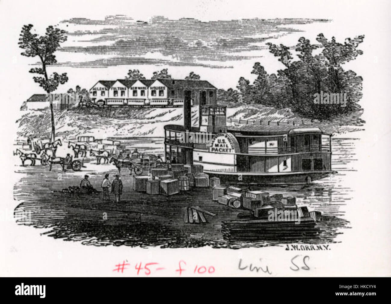 Detailed ship drawing hi-res stock photography and images - Alamy