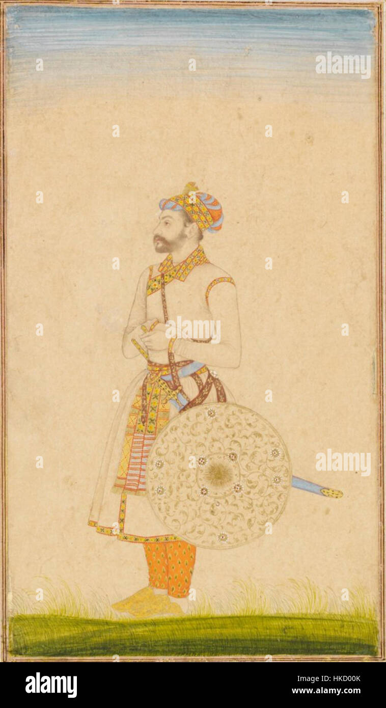 Art painting portrait mughal hi-res stock photography and images - Alamy