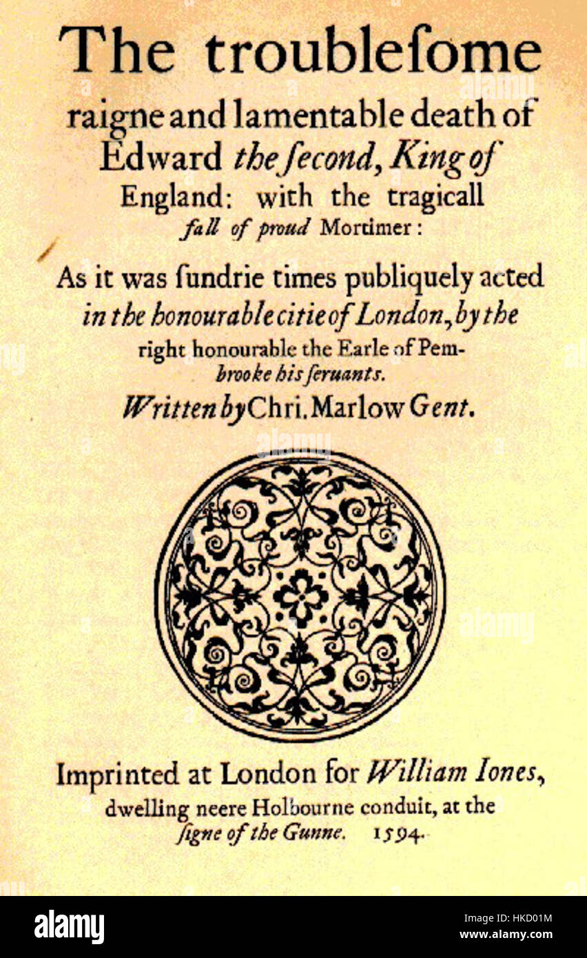 This historical painting depicts King Edward II of England, portraying ...